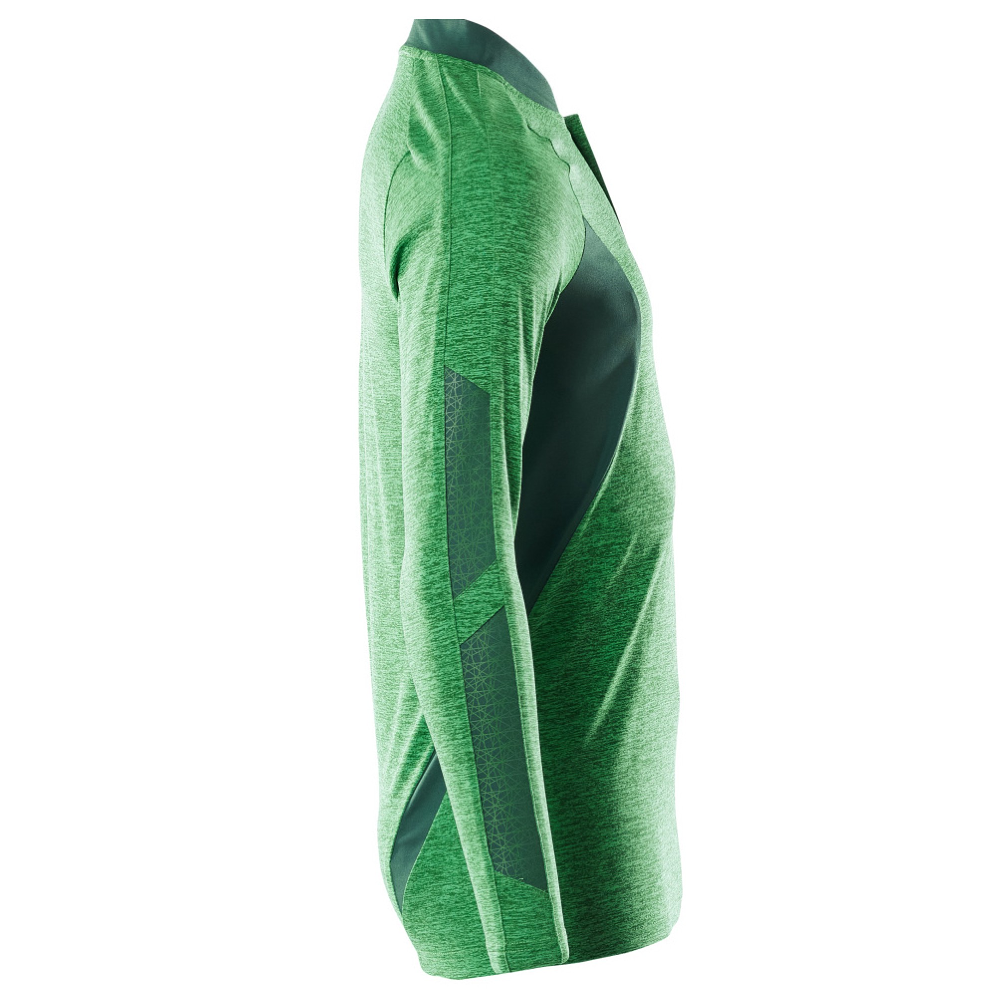 Mascot Accelerate 18081 Polo Shirt Long-sleeved Grass Green Flecked Green