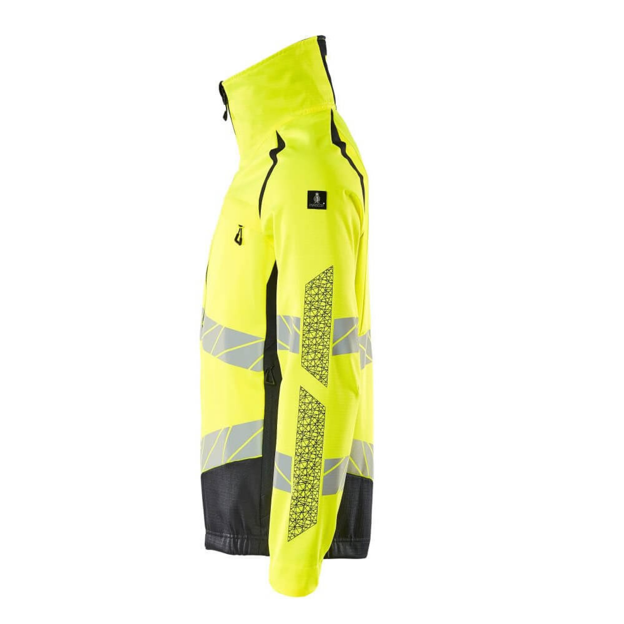 Mascot Accelerate Safe 19509 Stretch Jacket Hi-Vis Yellow Navy