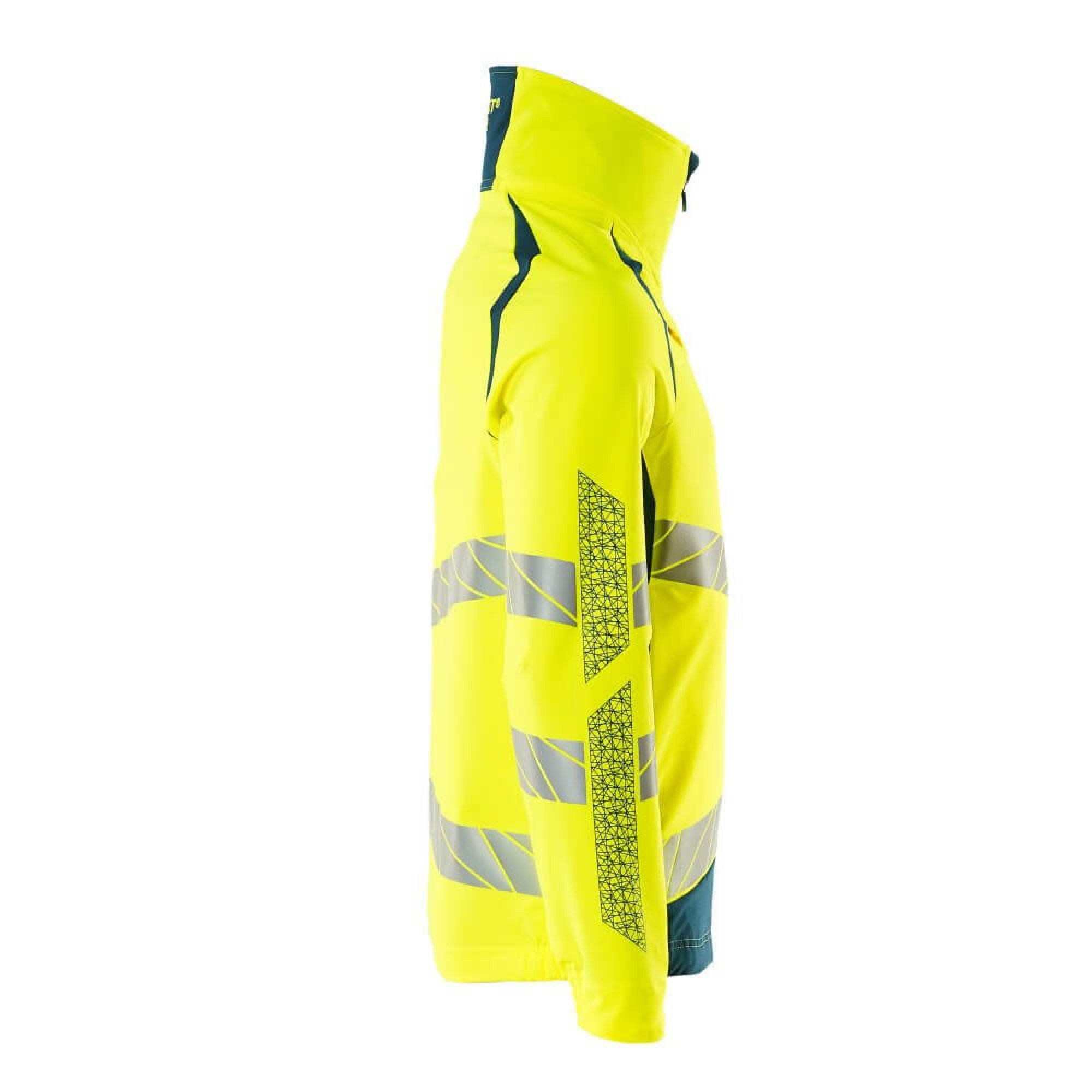 Mascot Accelerate Safe 19009 Jacket Hi Vis Yellow Dark Petroleum